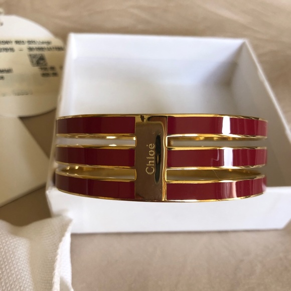 Chloe | Jewelry | Chloe Bracelet Peony Red | Poshmark